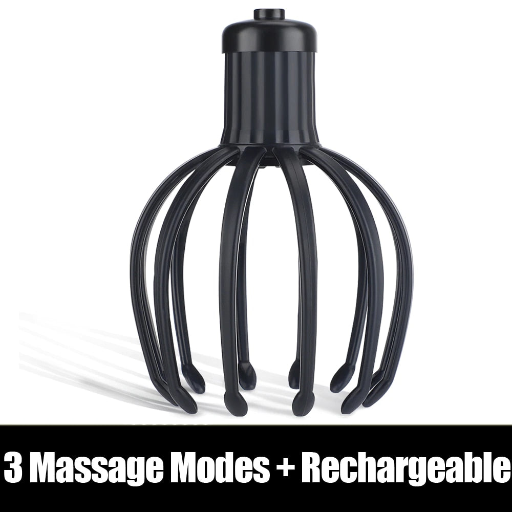 Therapeutic Head Electric Octopus Claw Scalp Massager – hongkongi